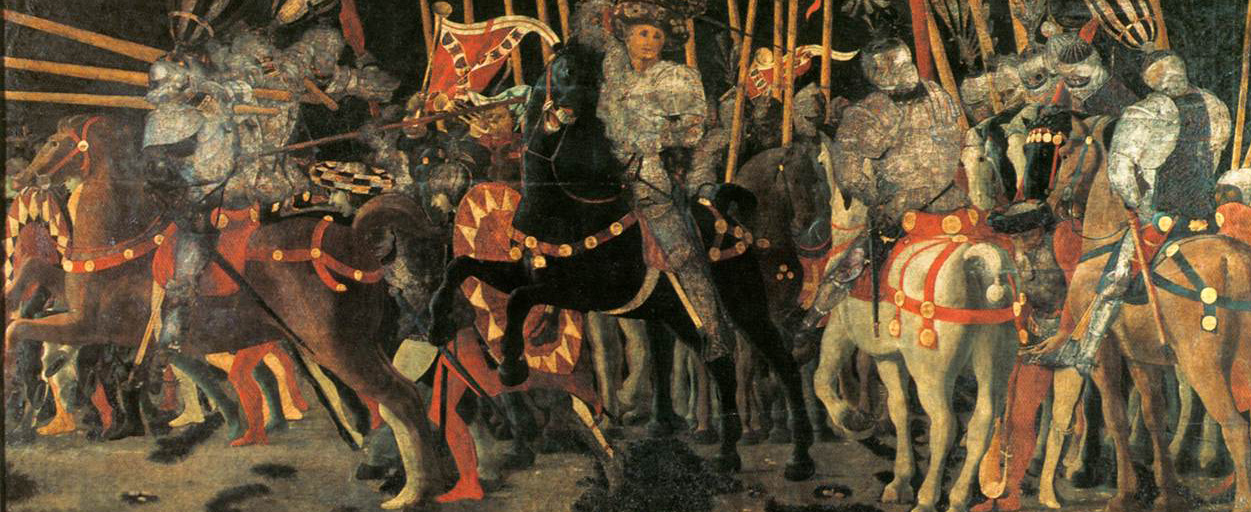 Peinture – Paolo UCCELLO : La bataille de San Romano (1456) | Rue2Provence